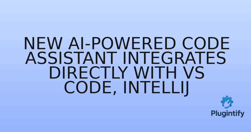 AI Code Assistant Plugin for VS Code & IntelliJ | Boost Productivity