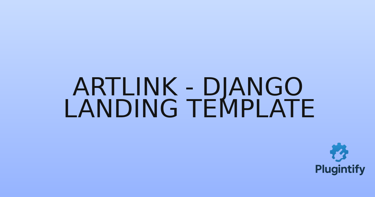 Artlink - Django Landing Template